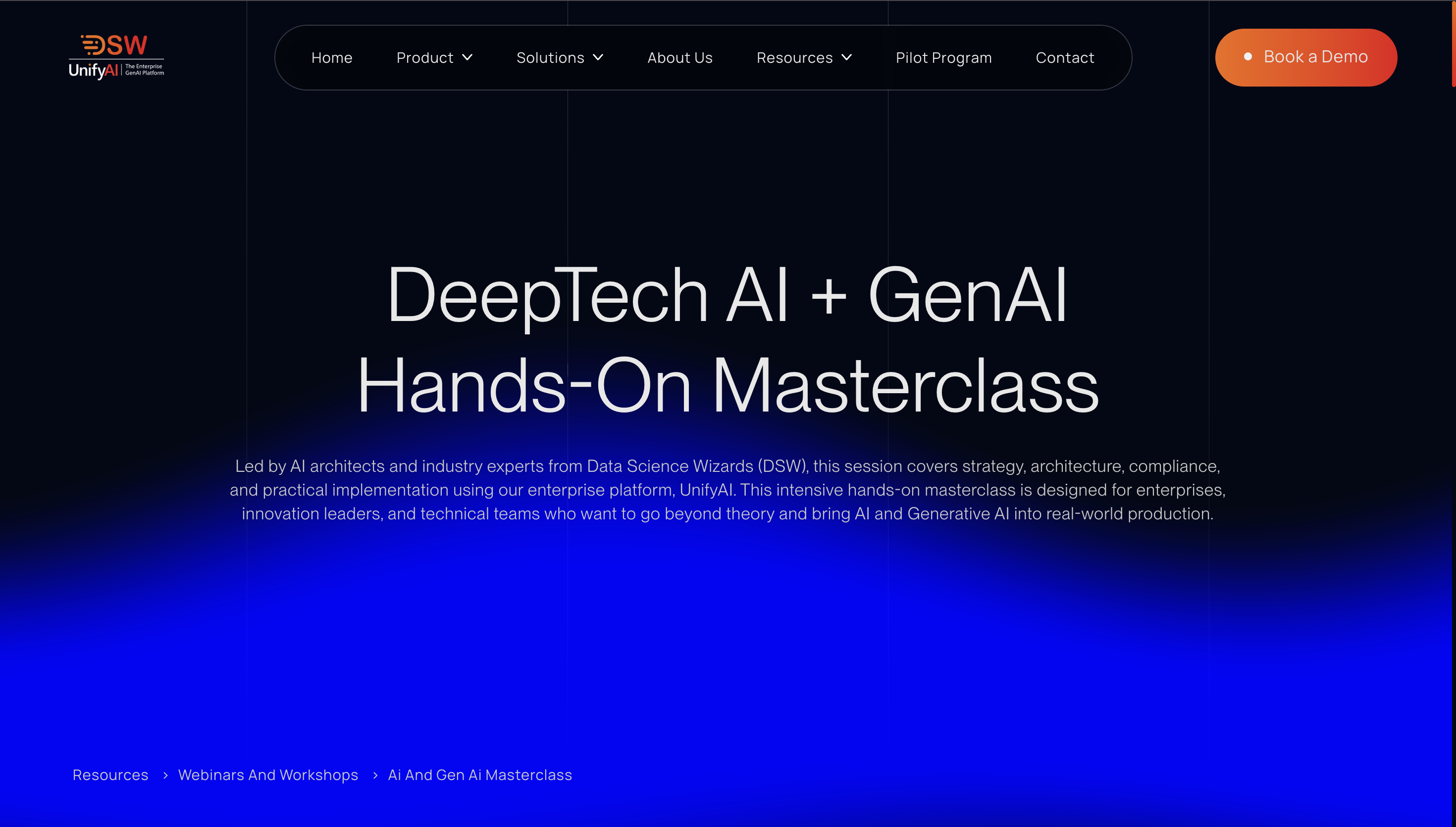 AI & GenAI Masterclass | DSW